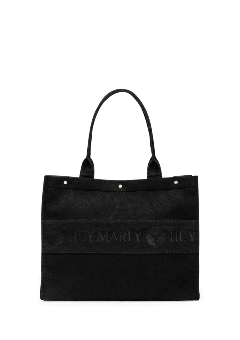 Signature Bag Black - Canvas Tote Wasserabweisend | Hey Marly