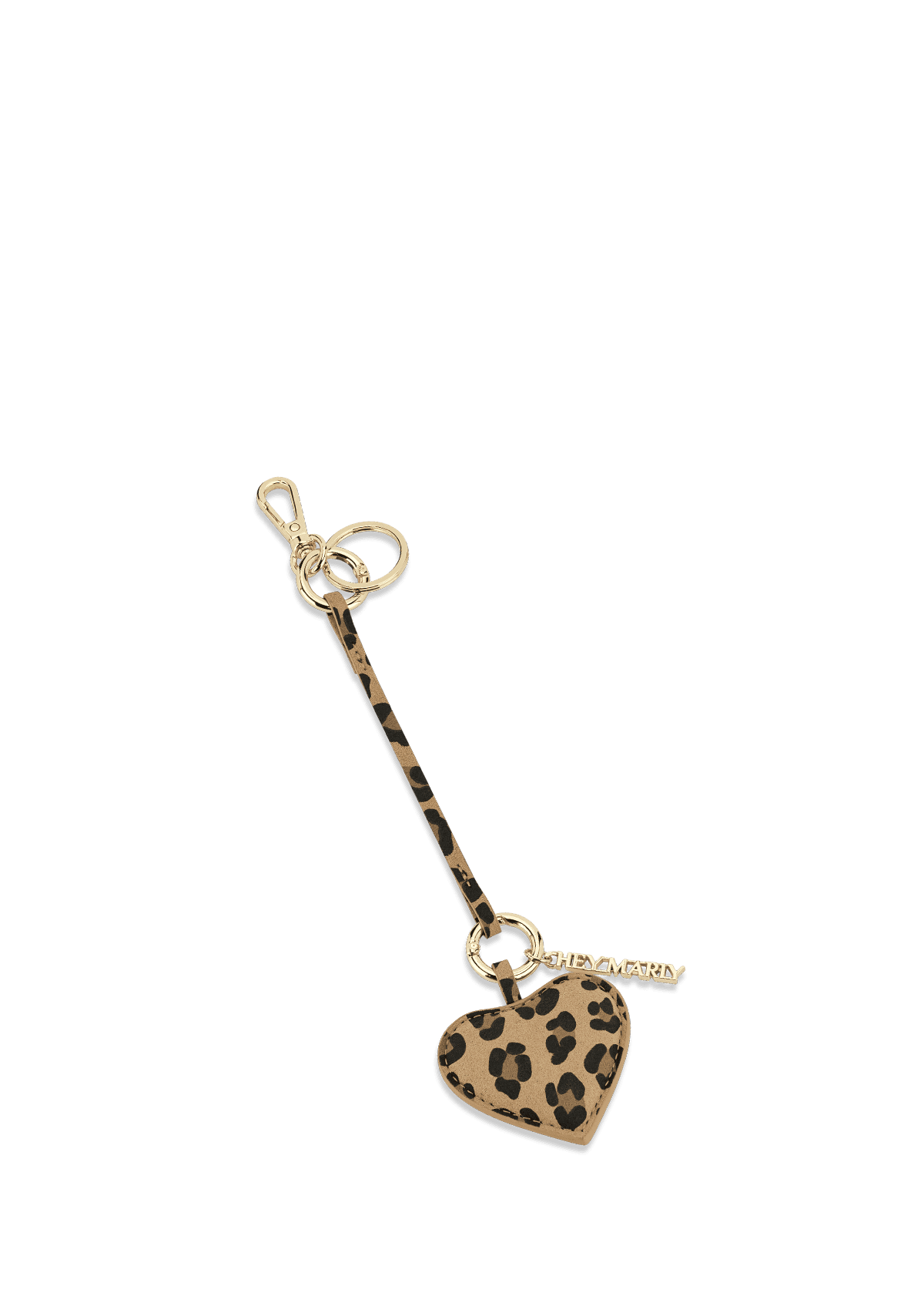 Heart Charm Leo Sand - Leoparden Herz Anhänger | Hey Marly
