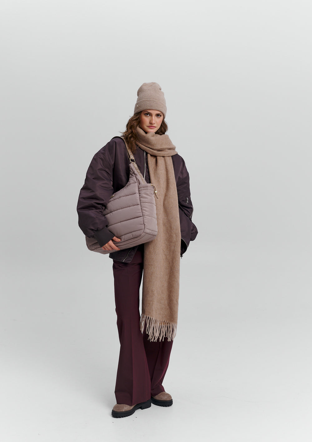 Classic Scarf - Mocha-Sand | Hey Marly